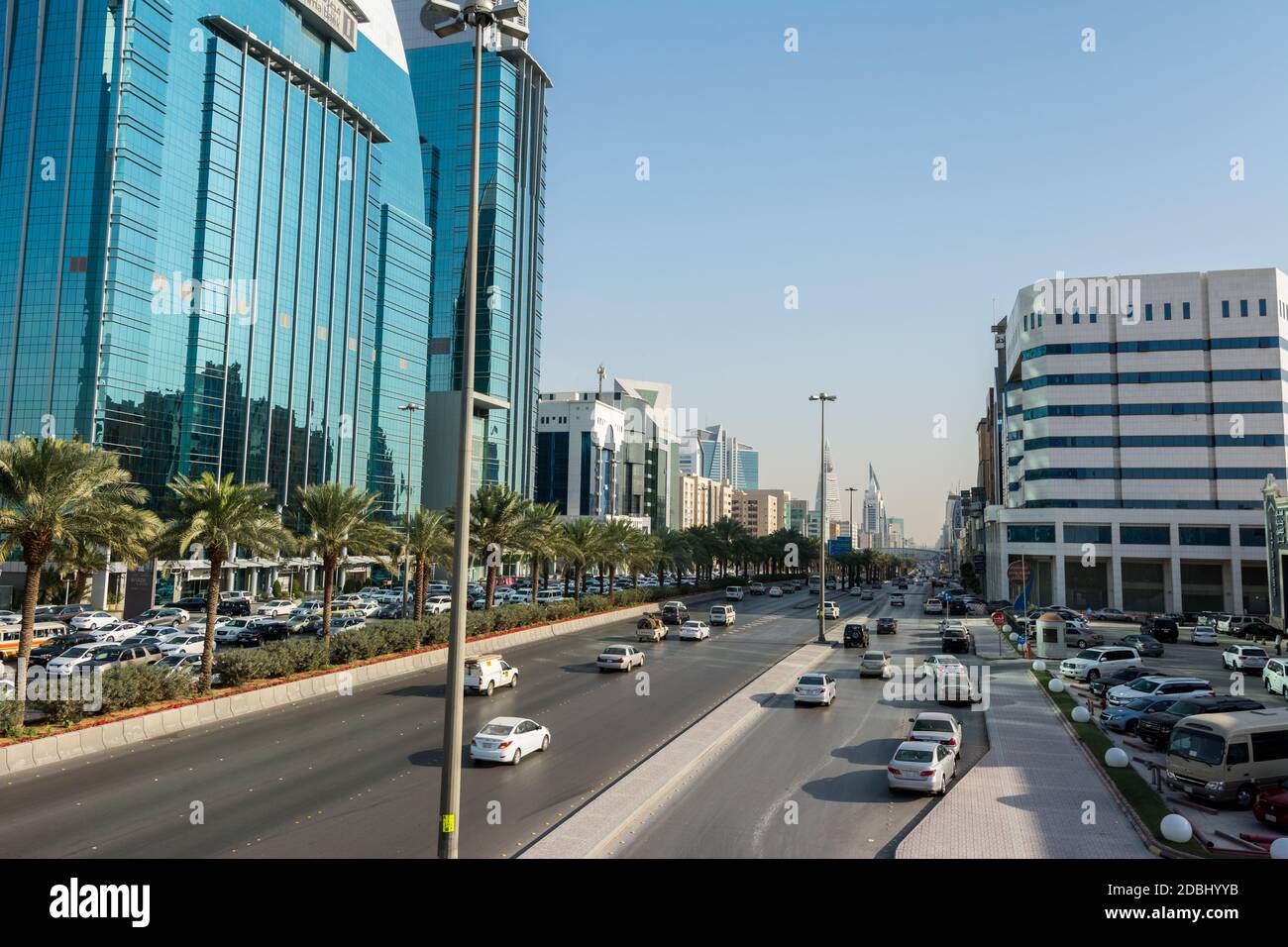Street of downtown of Riyadh, Kingdom of Saudi Arabia Stock Photo - Alamy
