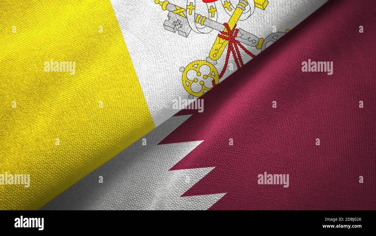 Qatar vatican flag hi-res stock photography and images - Alamy