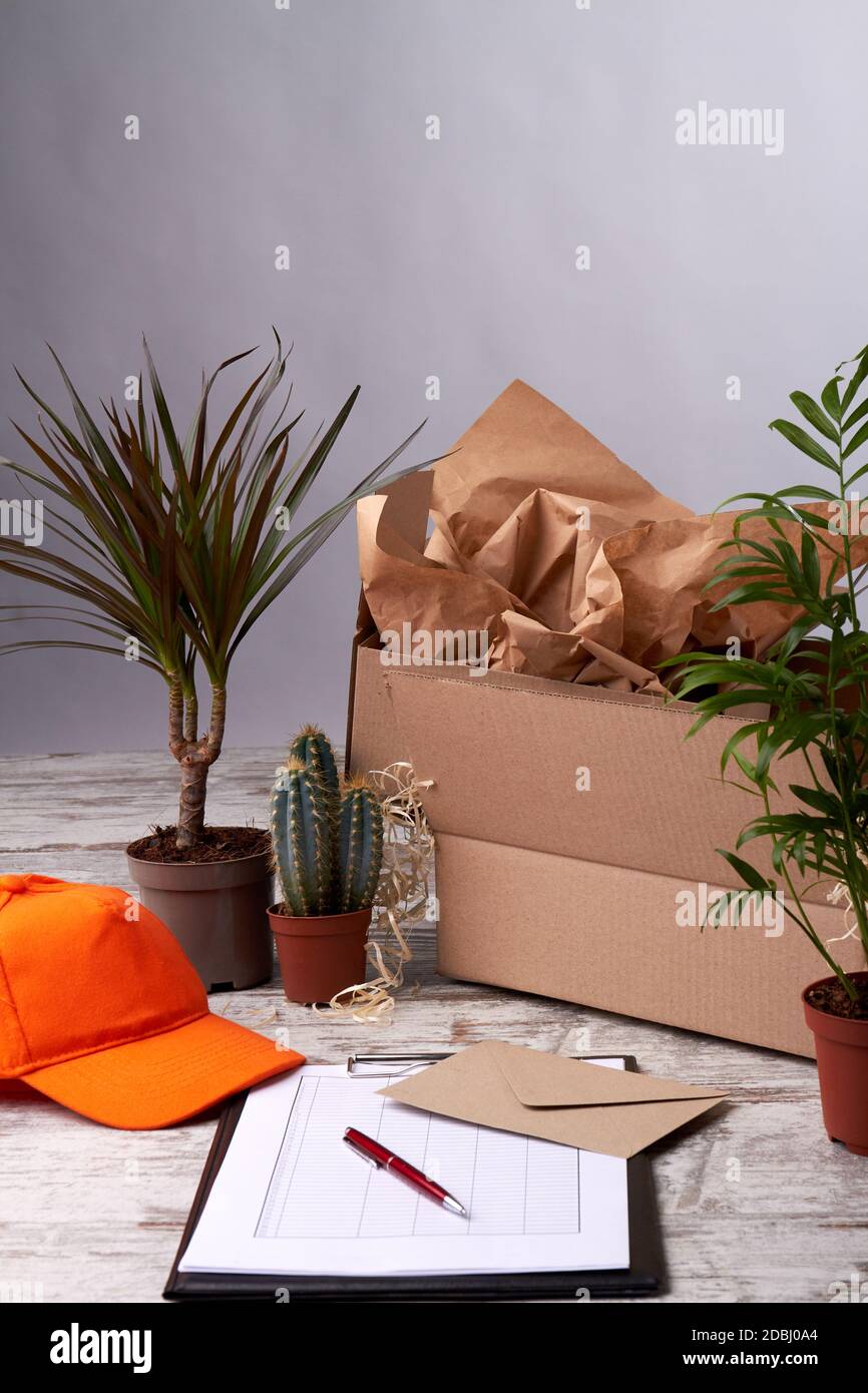 Composition of postal items Stock Photo - Alamy