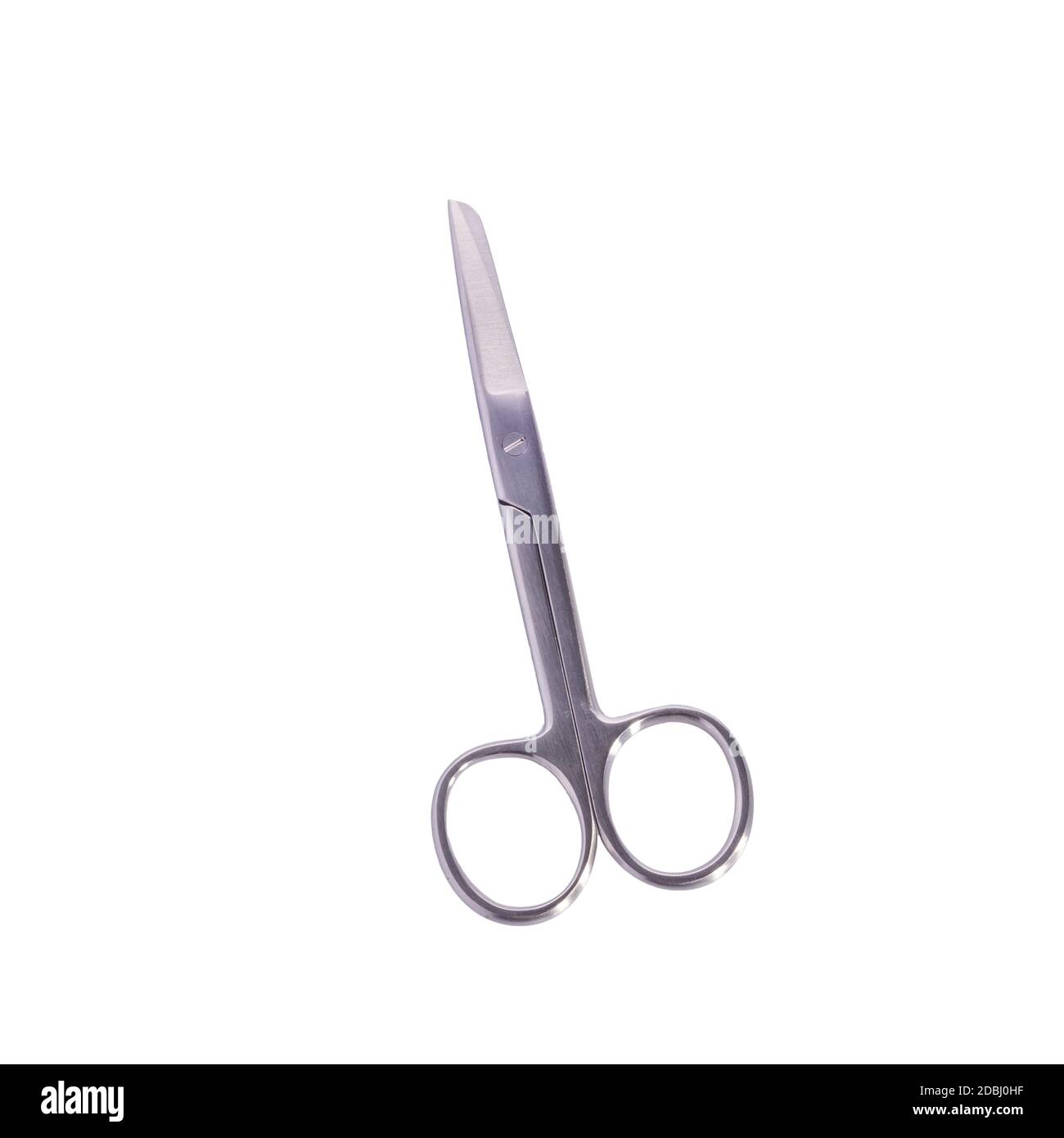 surgical instrument sharp-pointed scissors, isolate on white background ...