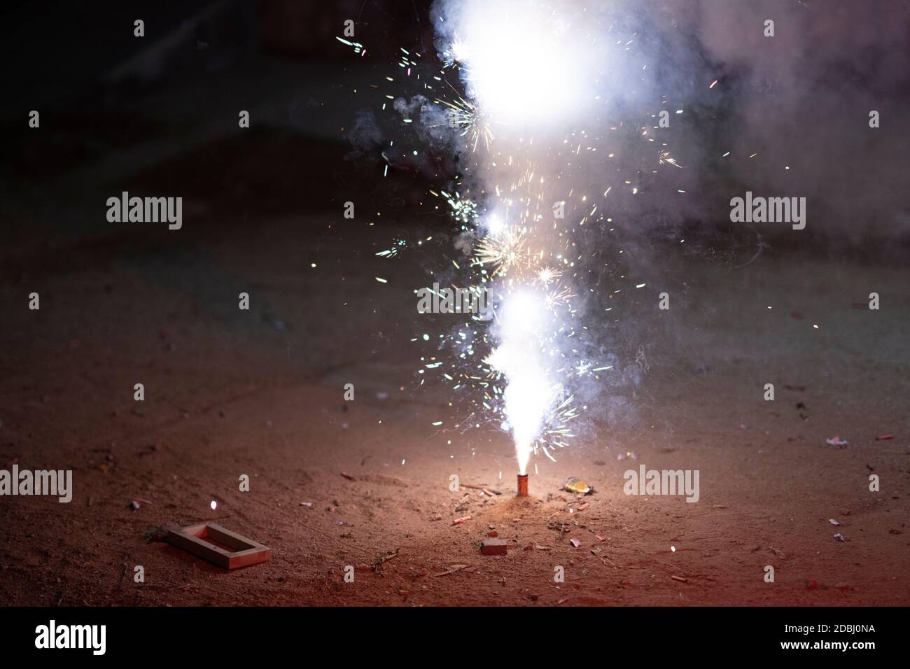 fire of cracker explosion on black background Stock Photo - Alamy