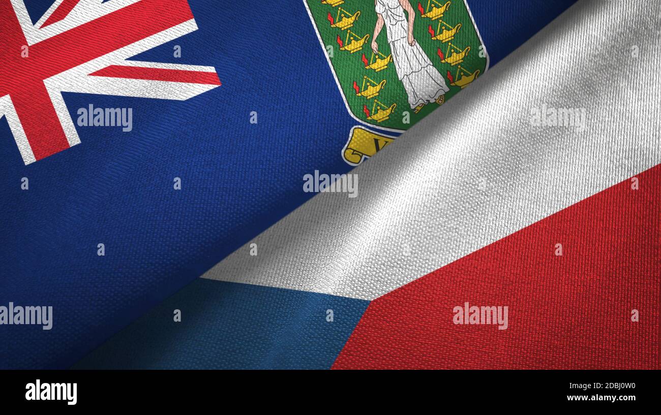 Czech british virgin islands flag hi-res stock photography and images ...