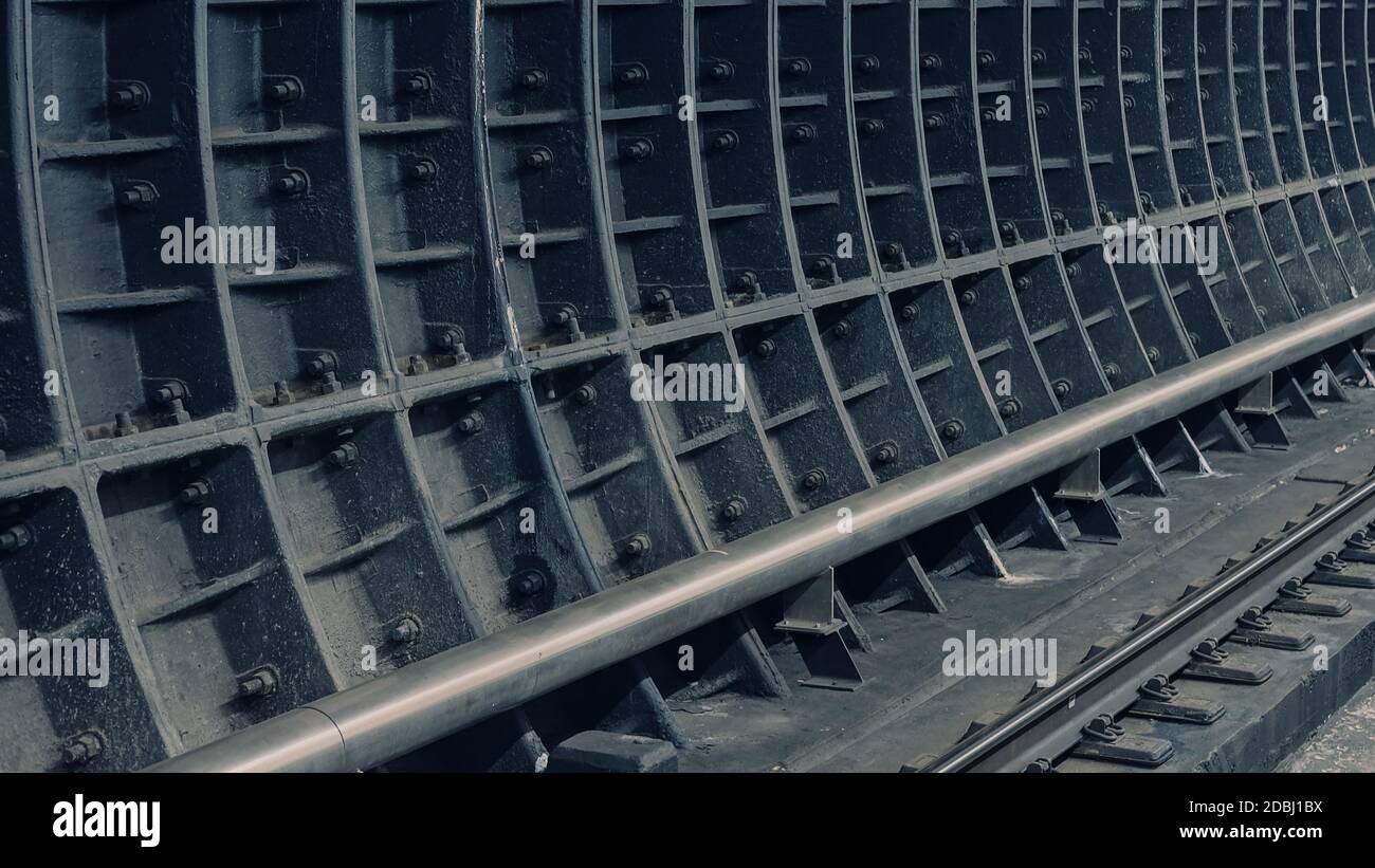 Structure of metro tunnel Stock Photo - Alamy