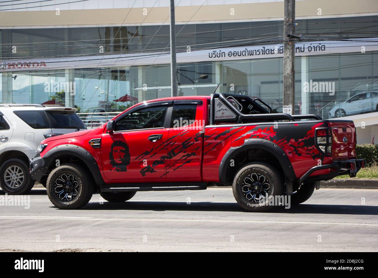 Chiangmai, Thailand - October 26 2020: Private Pickup car, Ford Ranger ...