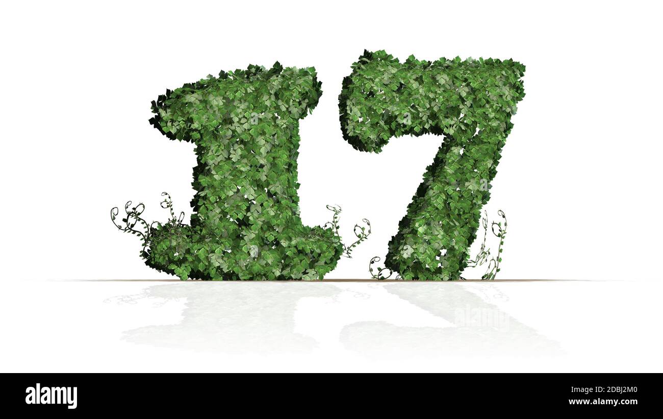 17 number Cut Out Stock Images & Pictures - Alamy