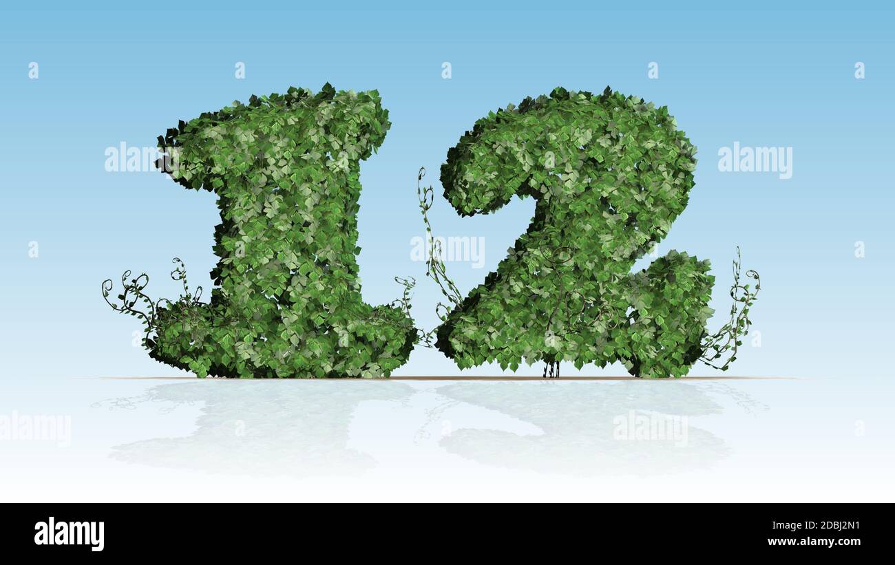 12 number hi-res stock photography and images - Alamy