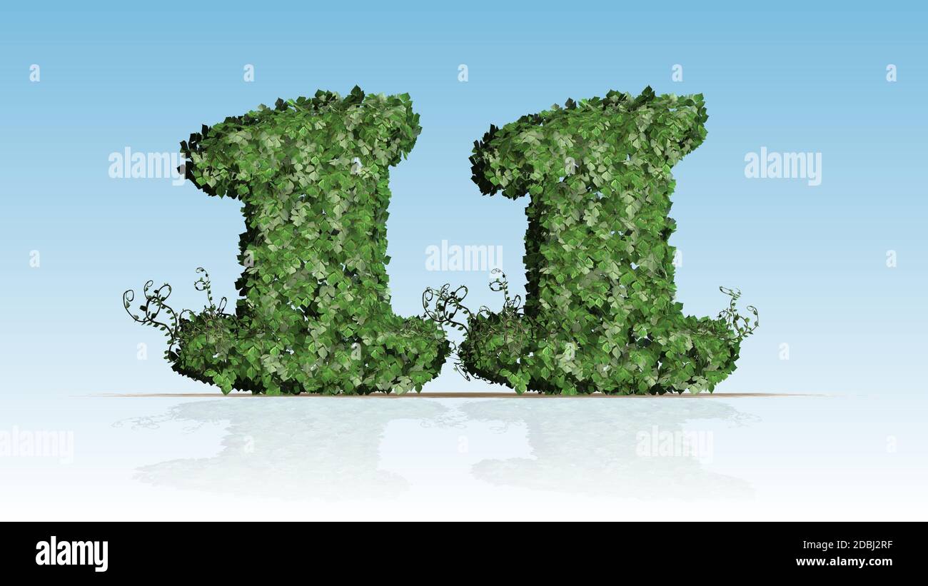 3d number 11 hi-res stock photography and images - Alamy