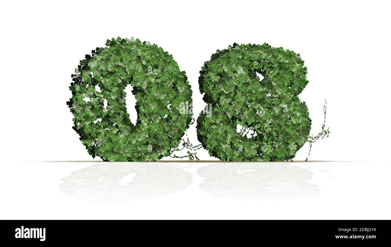 Number 08 Cut Out Stock Images & Pictures - Alamy