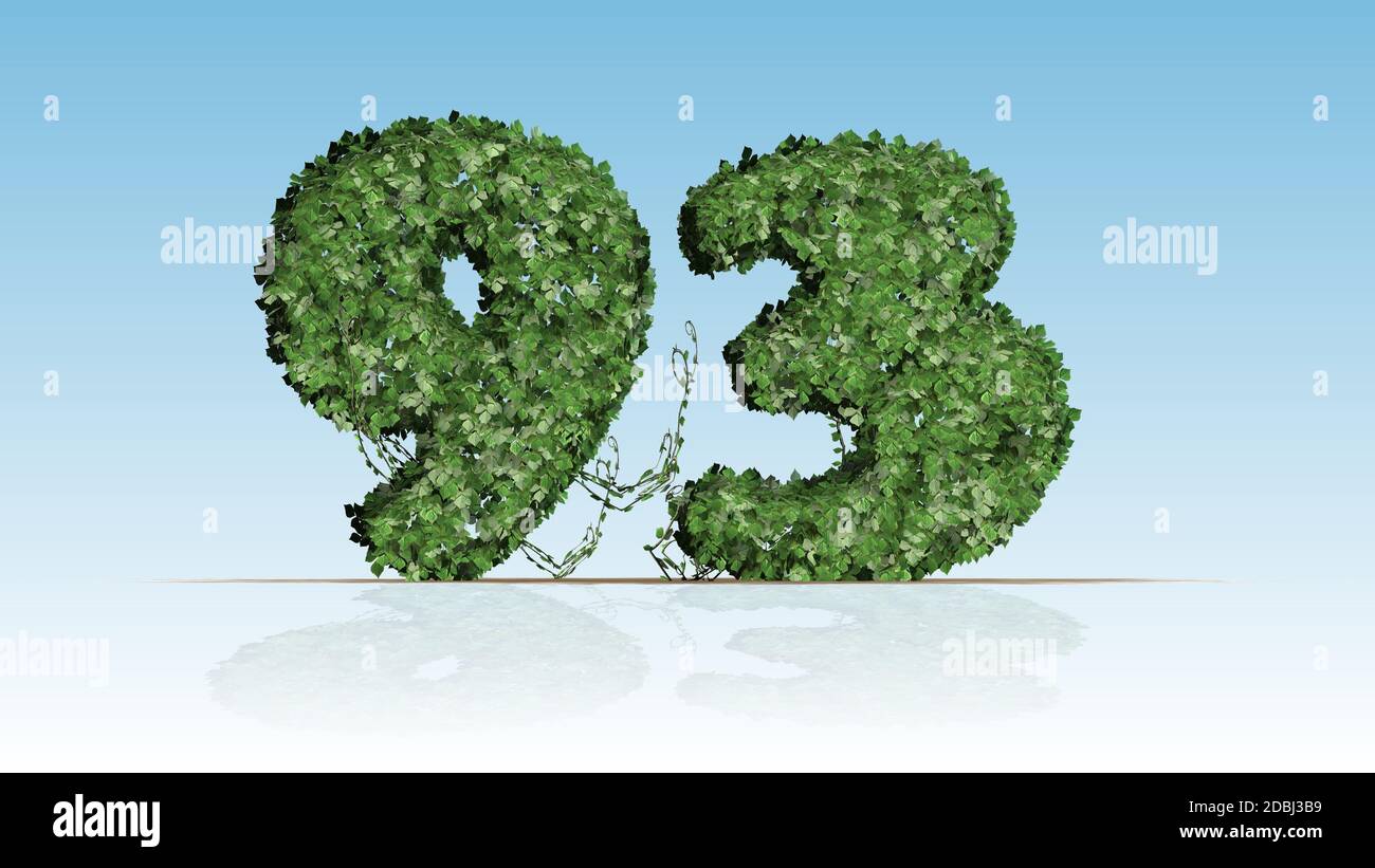 3d number 93 hi-res stock photography and images - Alamy
