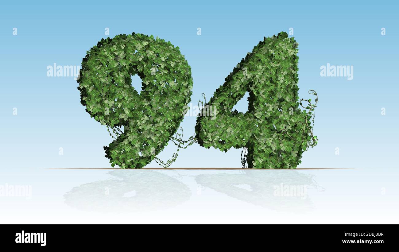 3d number 94 hi-res stock photography and images - Alamy