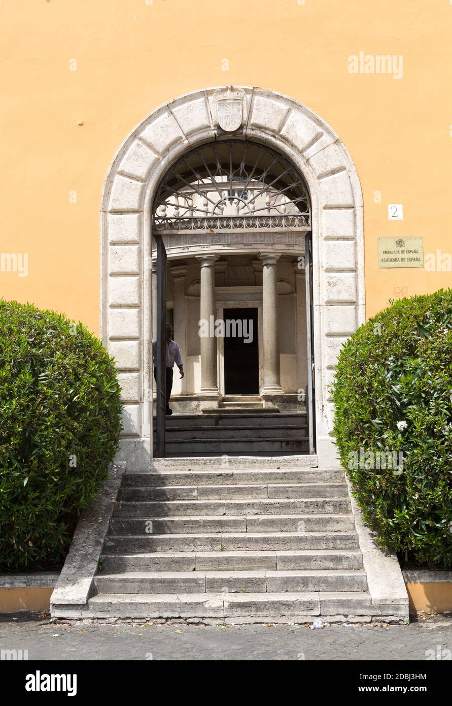 Palazzo Montorio on Janiculum Hill, residence of the Ambassadors of ...