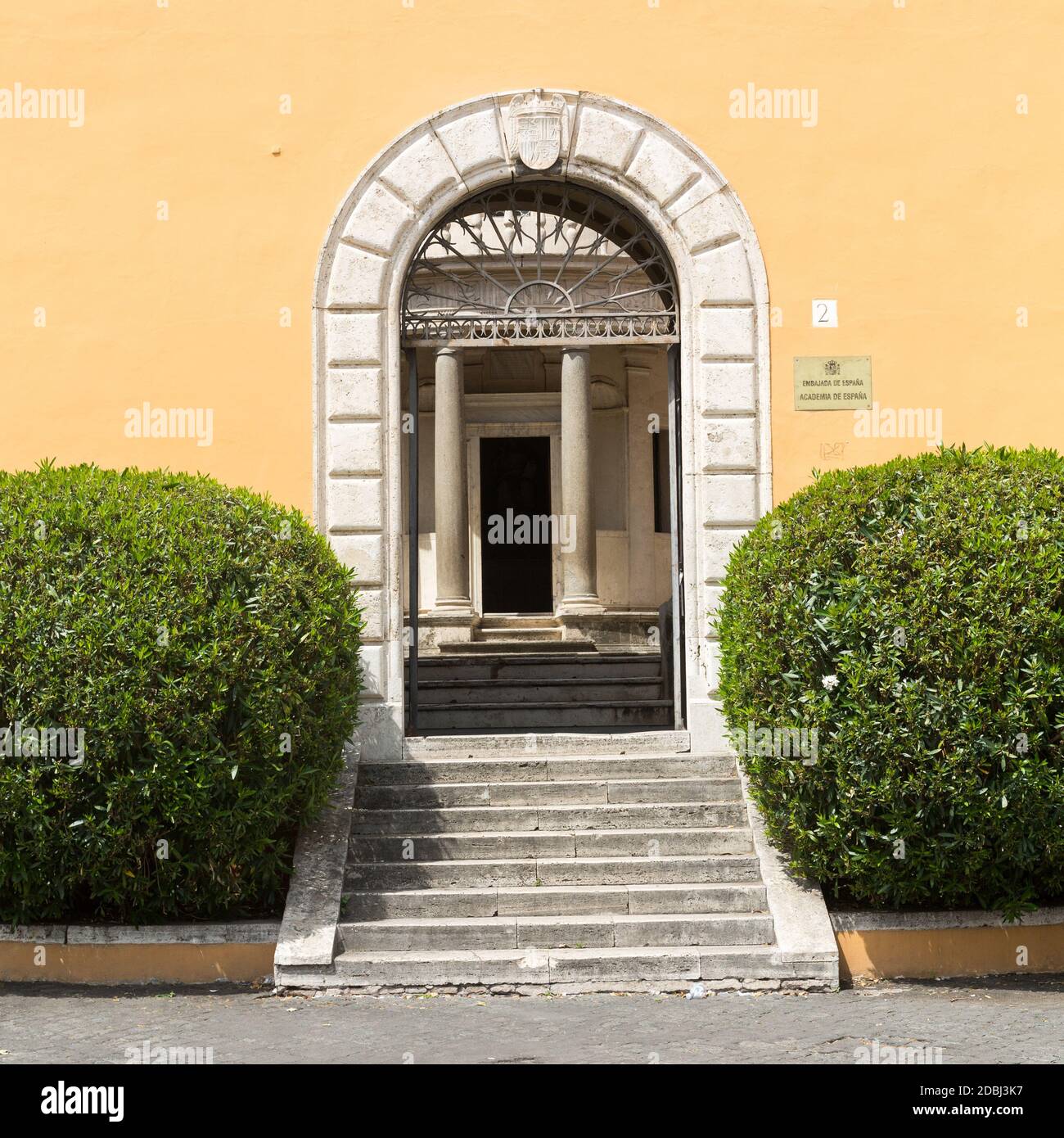 Palazzo Montorio on Janiculum Hill, residence of the Ambassadors of ...