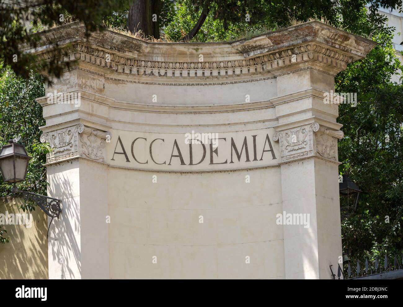 architectural decorations at one of the villa on the hill Janiculum in ...