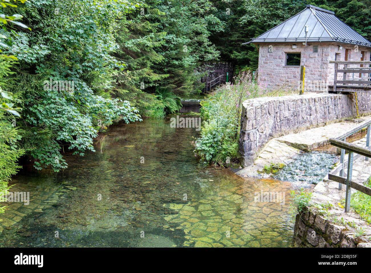 Narrow water at the entrance to the roller Stock Photo - Alamy