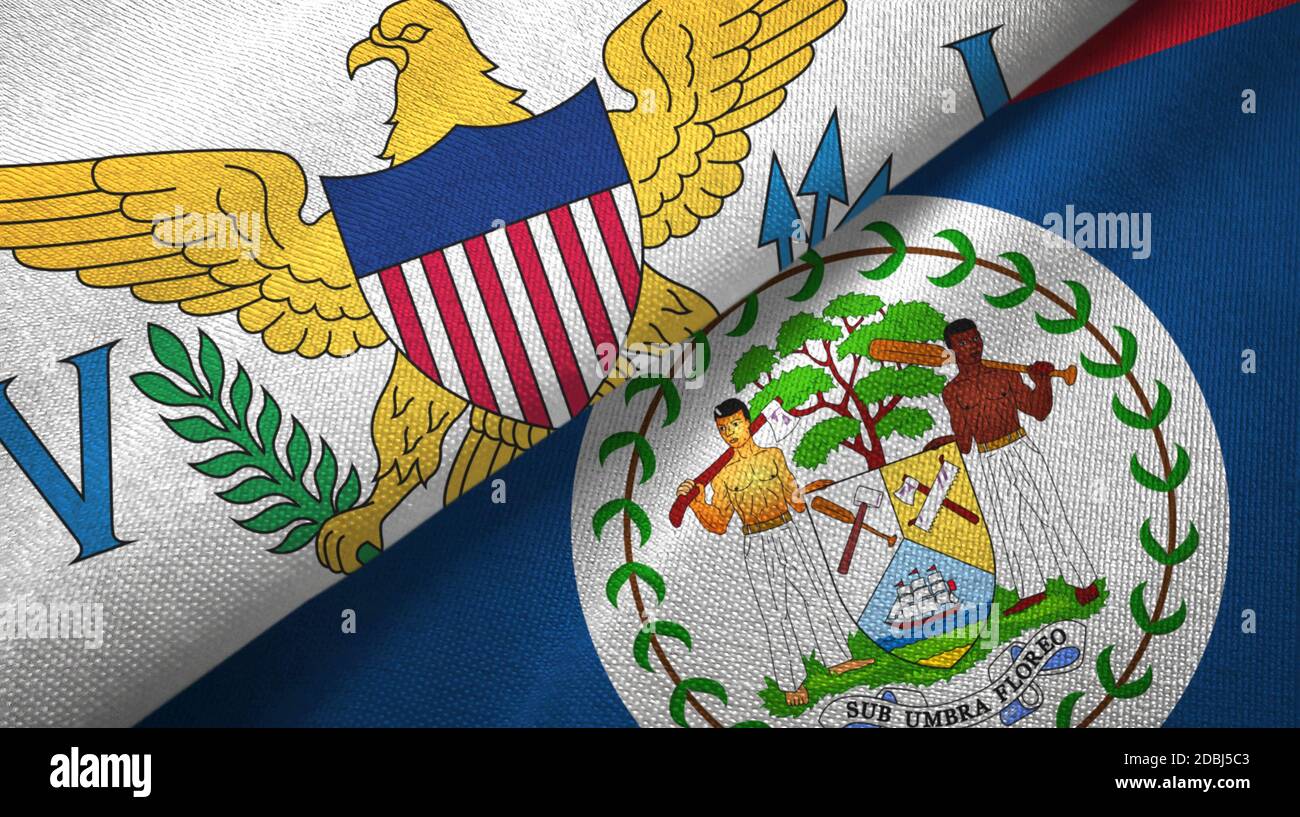 United states belize flag hi-res stock photography and images - Alamy