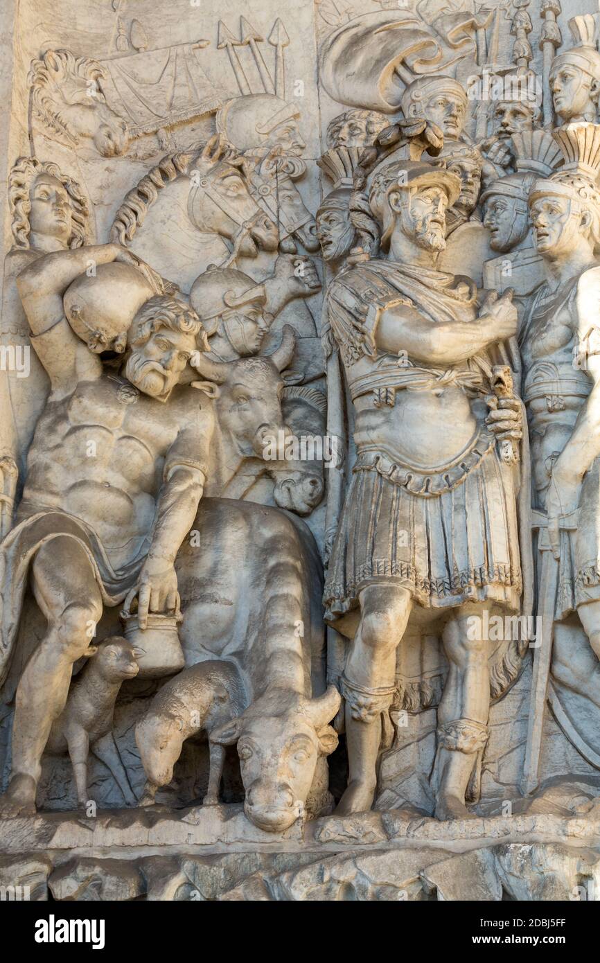 The Fountain of Moses in Rome,Italy Stock Photo - Alamy