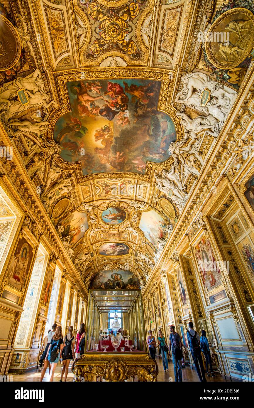 Louvre ceiling hi-res stock photography and images - Alamy