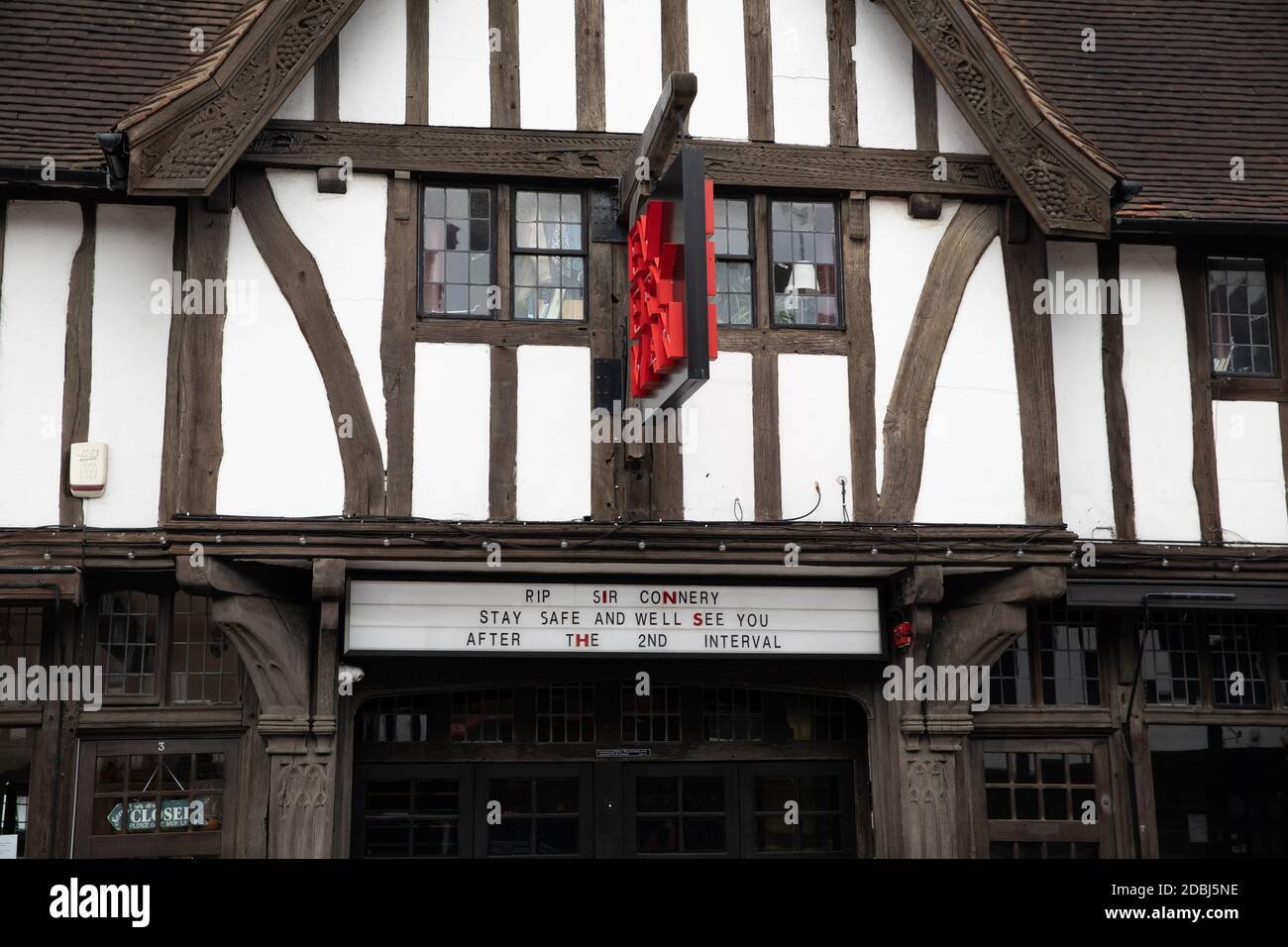 An exterior view of the Everyman Cinema in Oxted Surrey Stock Photo - Alamy
