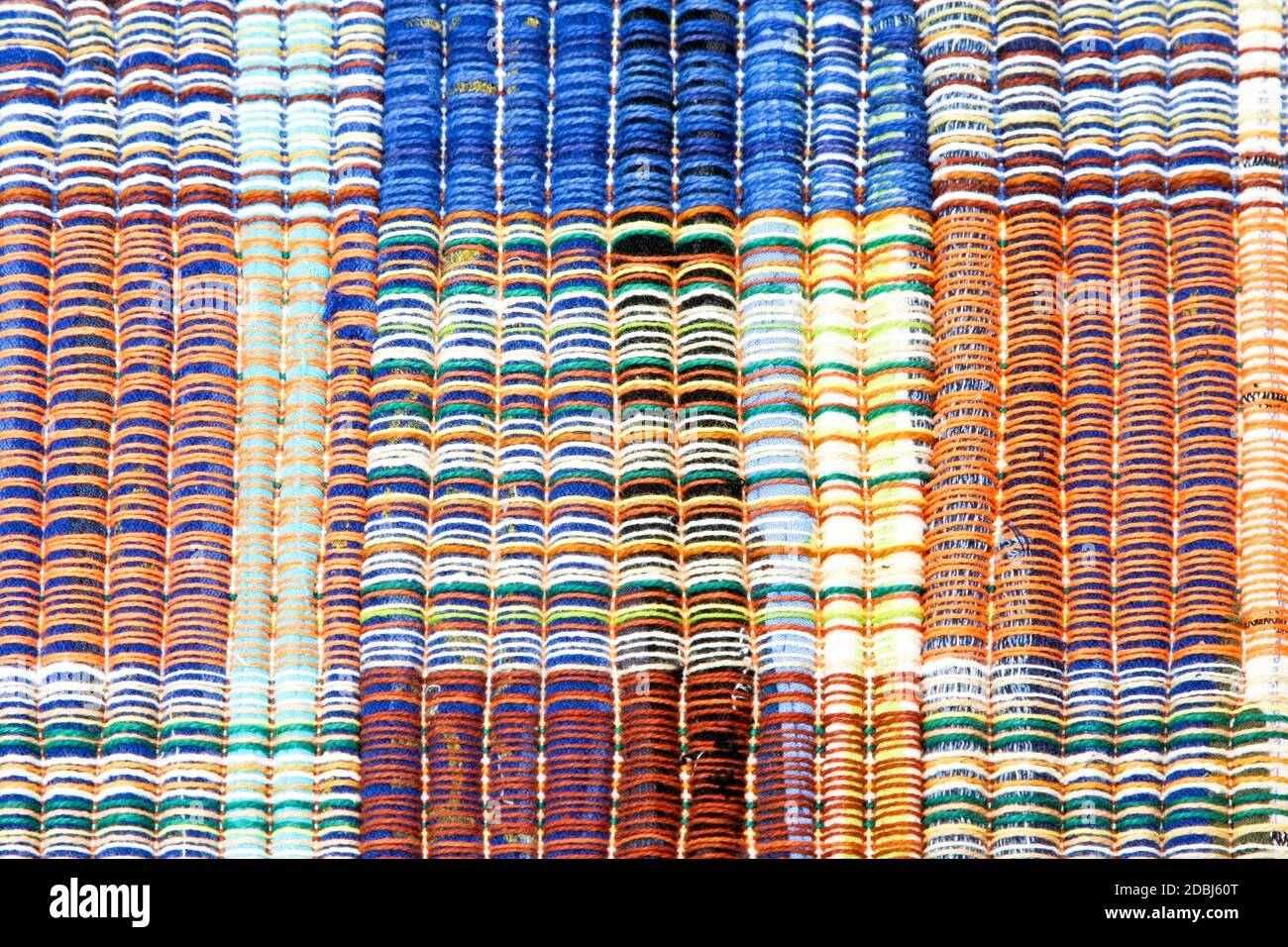 Recycled fabric material texture in natural style Stock Photo - Alamy