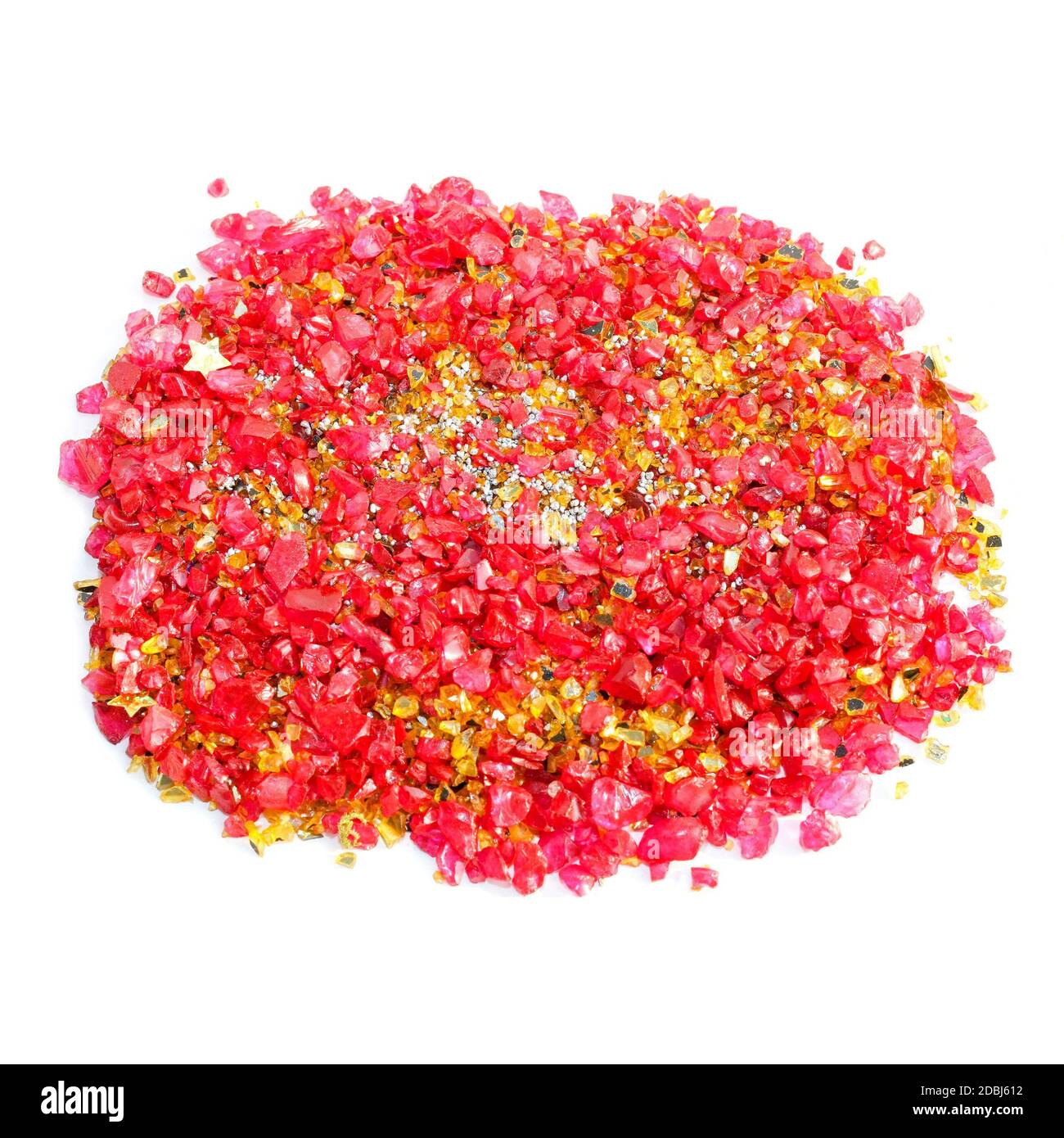 Bunch of red stones in vivid red color Stock Photo - Alamy