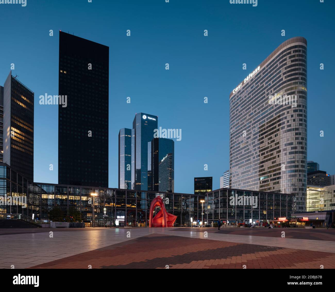 La Defense, Puteaux, Paris, Ile-de-France, France, Europe Stock Photo ...