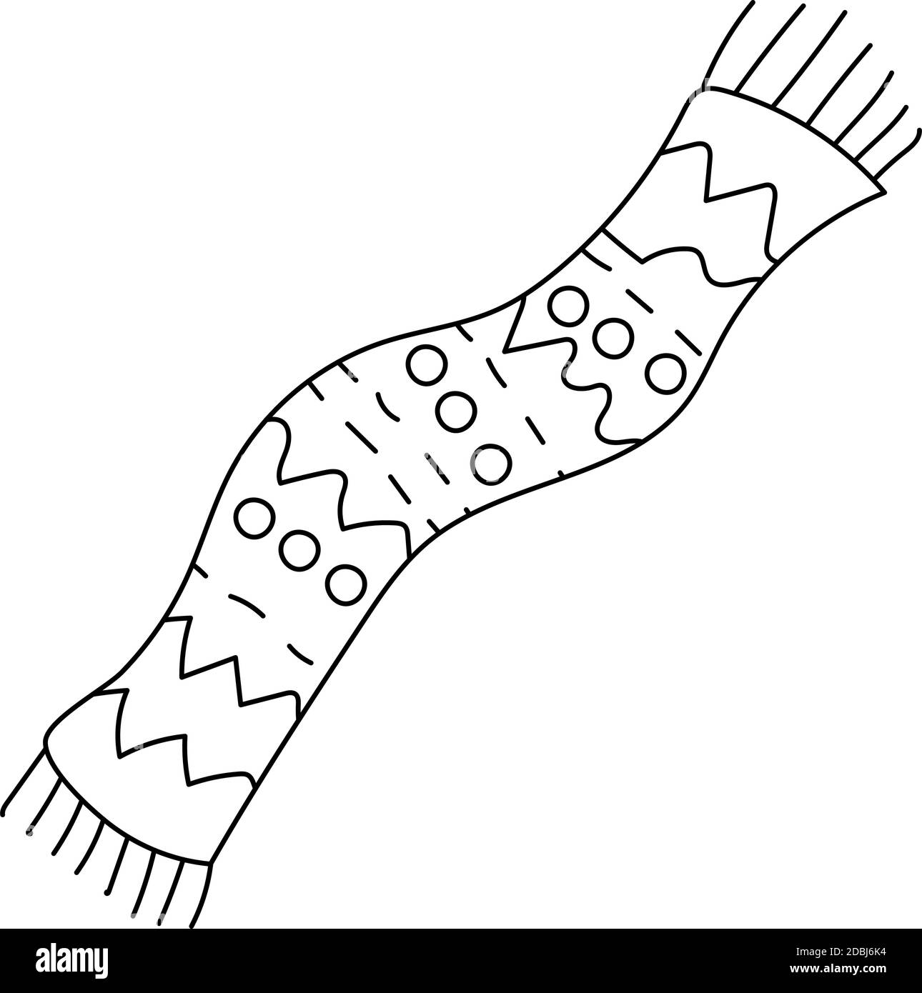 Doodle scarf hi-res stock photography and images - Alamy