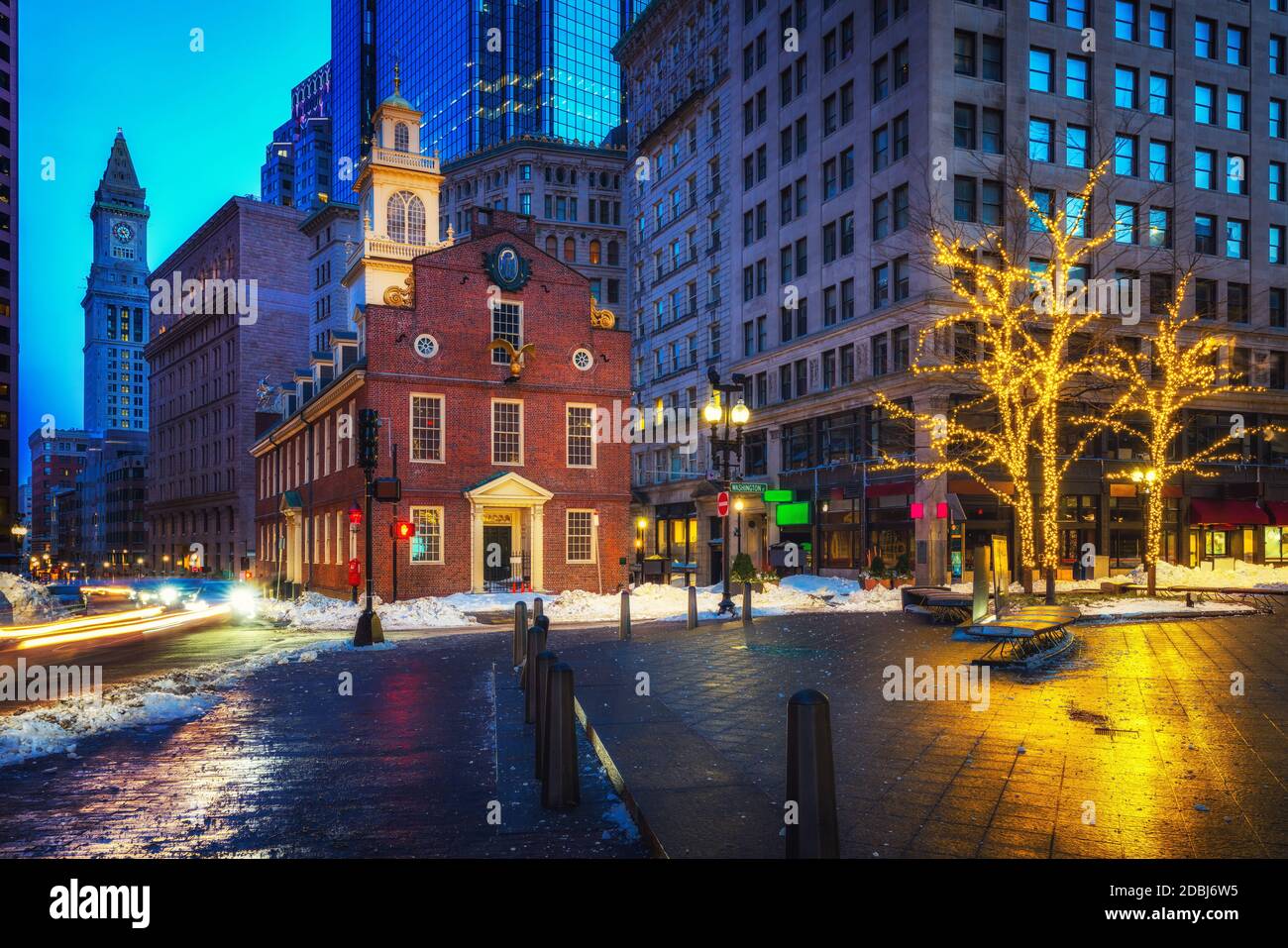 Boston dusk brick hi-res stock photography and images - Alamy