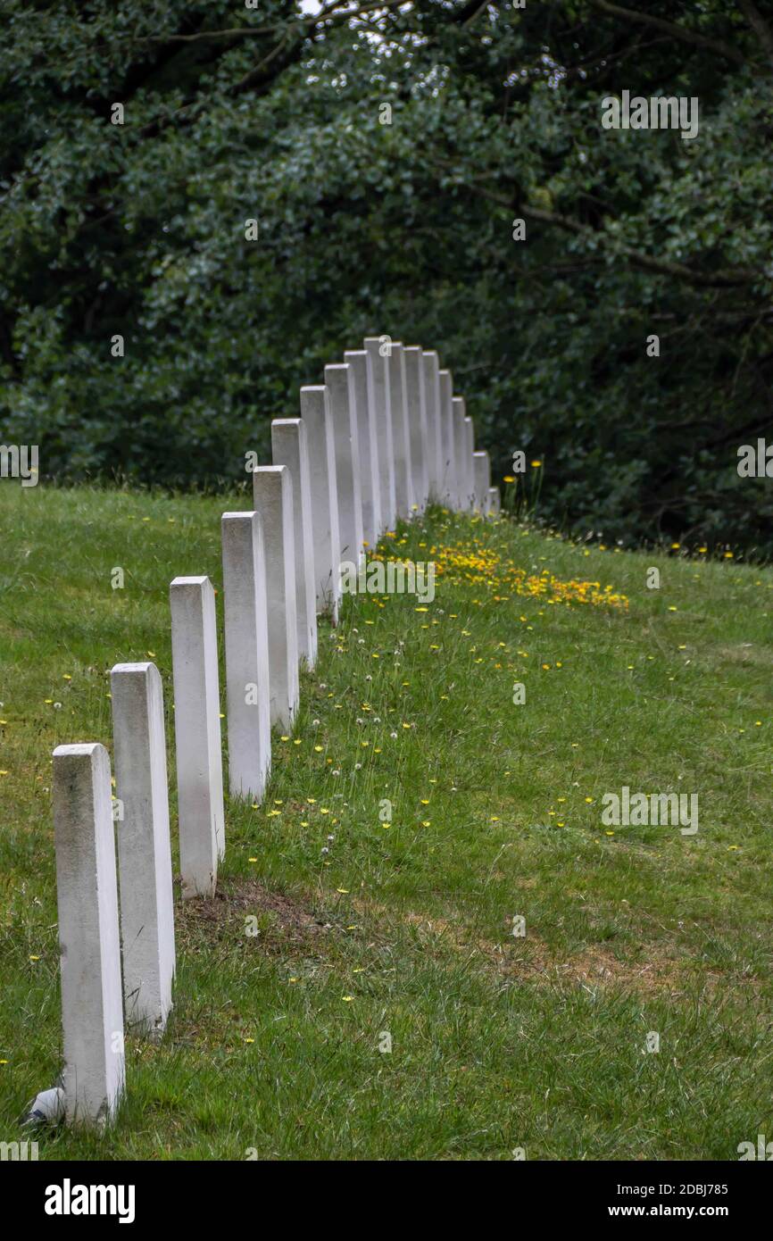 Cemetery army veterans white headstones hi-res stock photography and ...