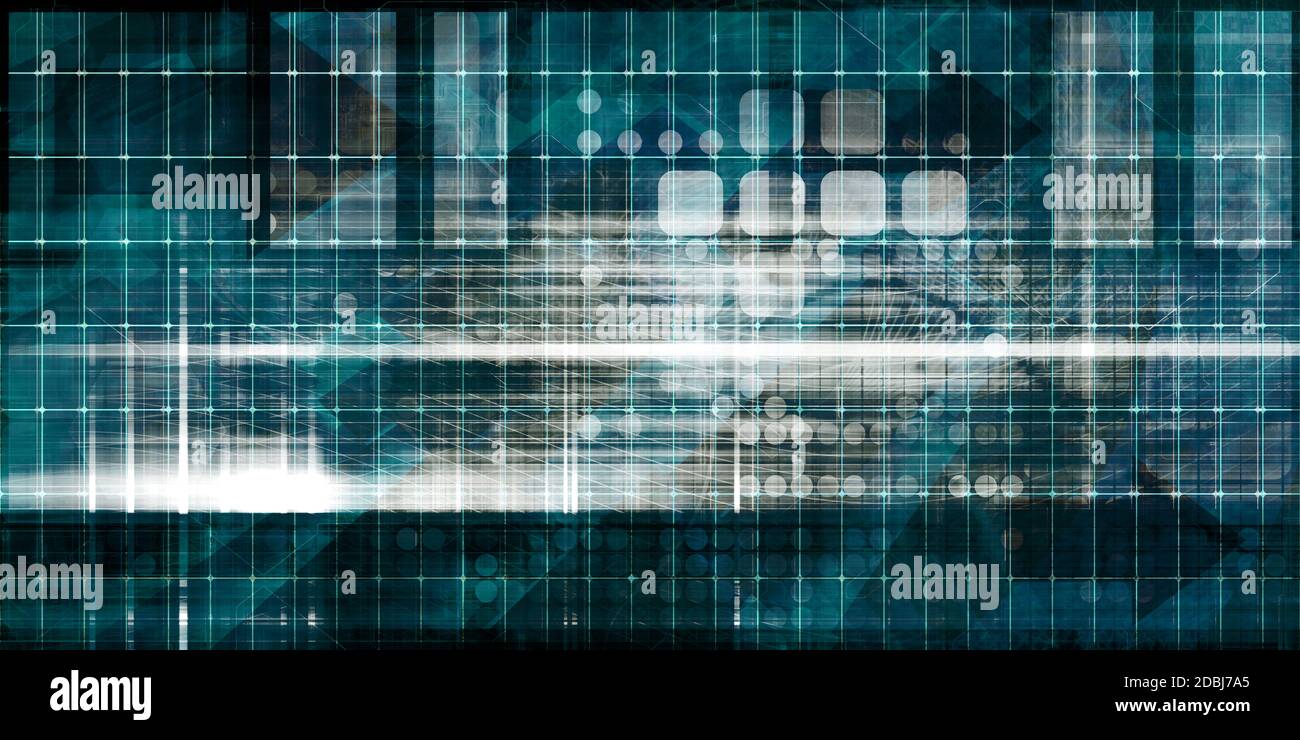 Business Technology in the Social Media Space Stock Photo - Alamy
