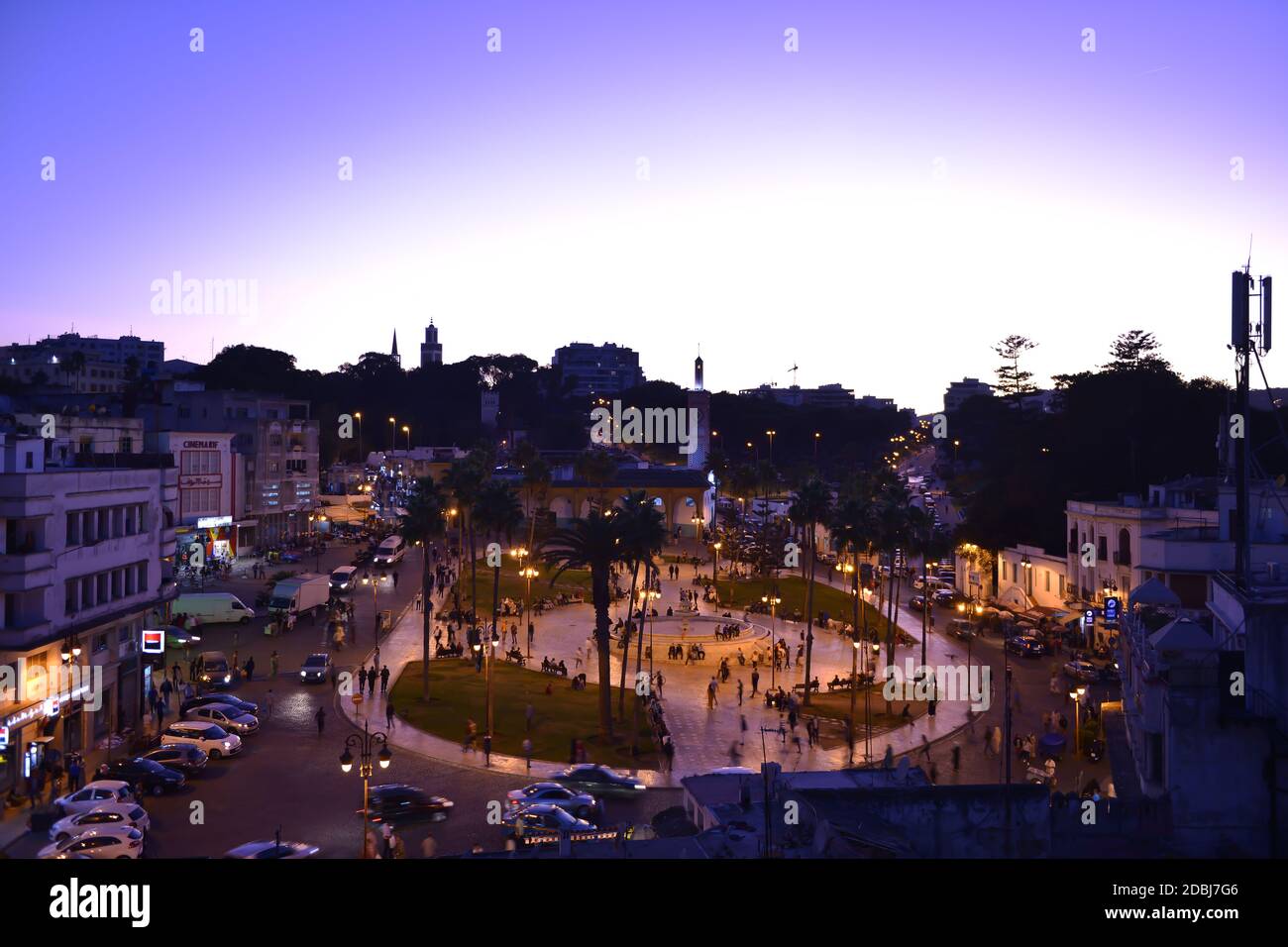 Le grand socco square tangier morocco hi-res stock photography and ...