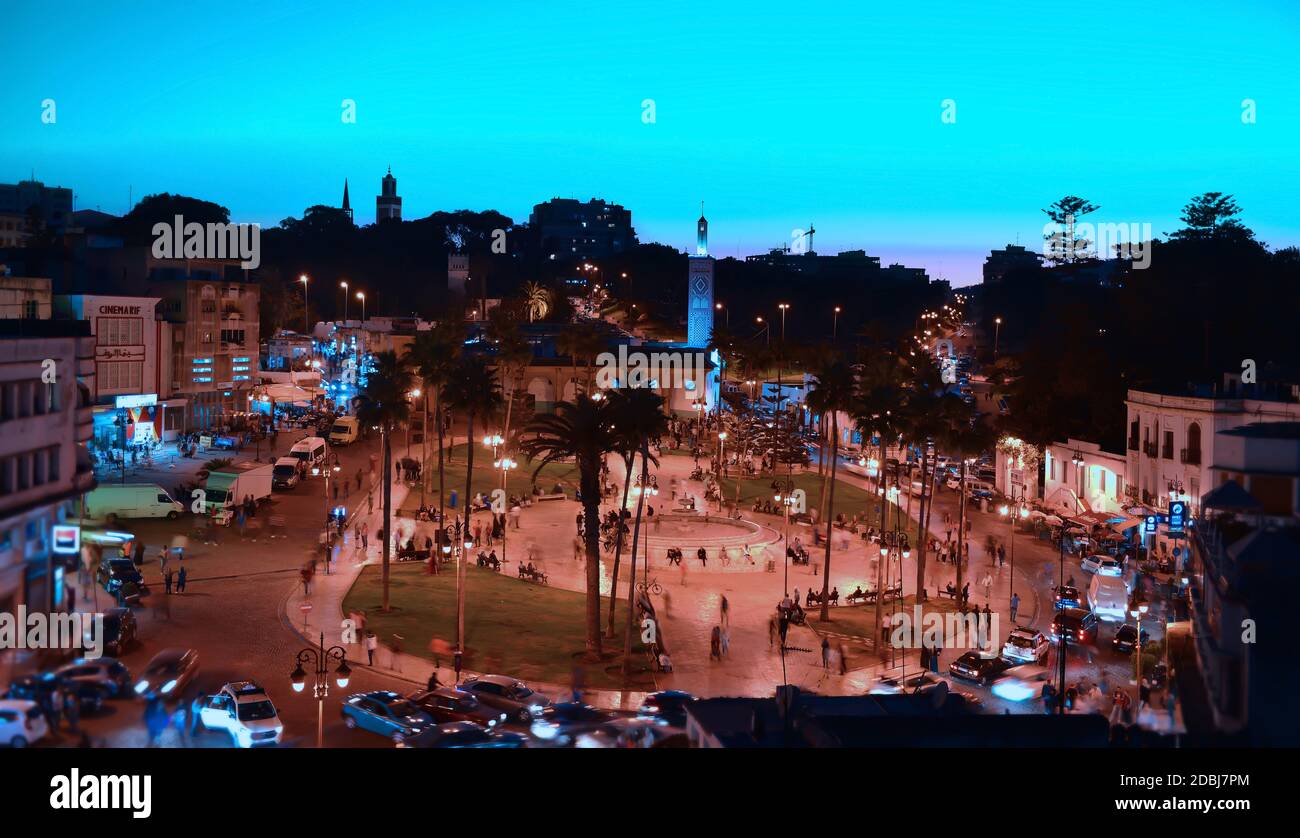 Le grand socco square tangier morocco hi-res stock photography and ...