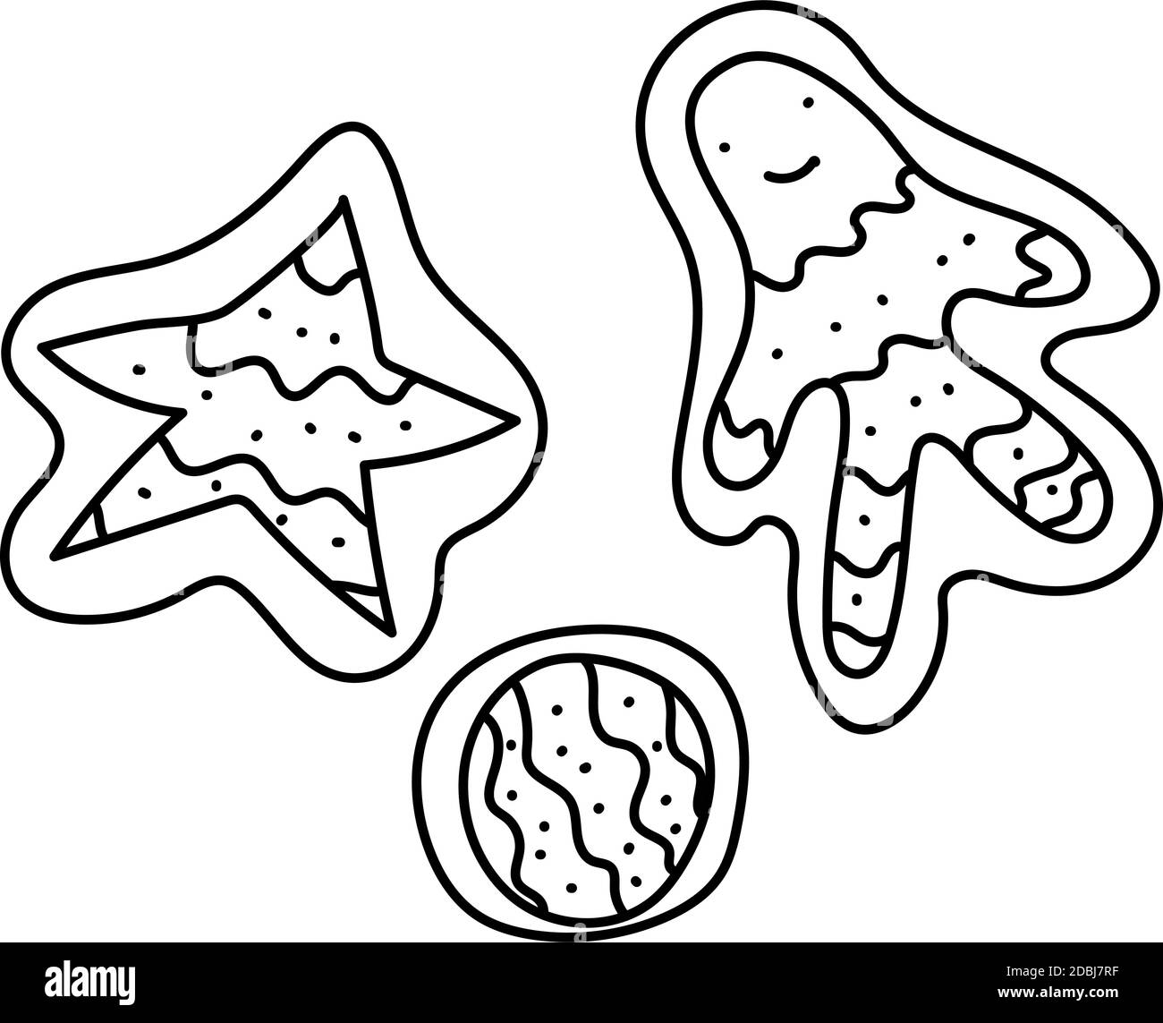 Hand drawn ginger doodle Stock Vector Images - Alamy