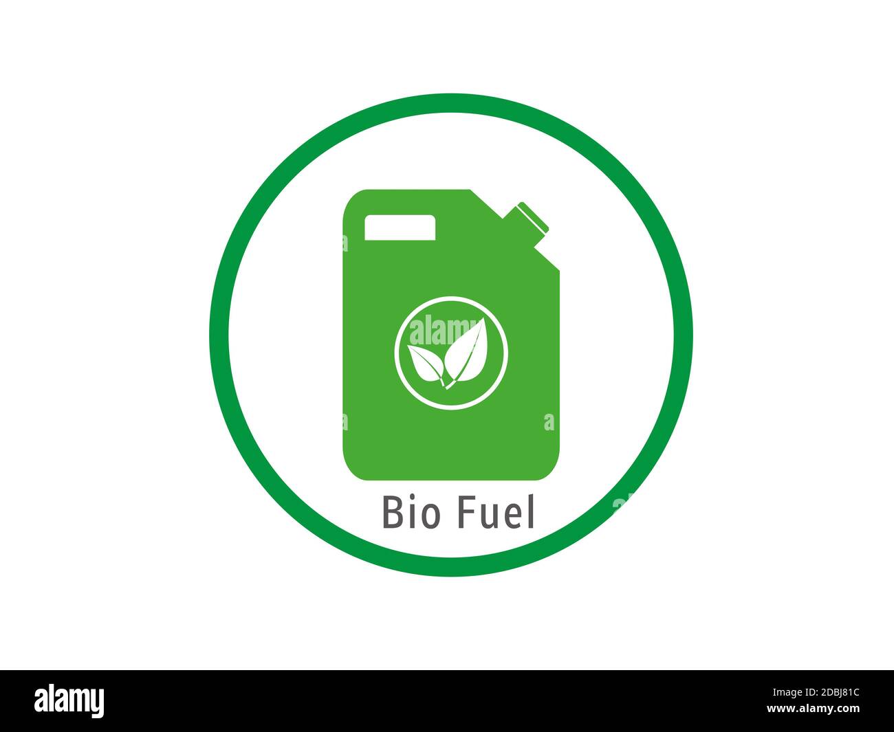 Green canister vector isolated bio fuel Stock Photo - Alamy