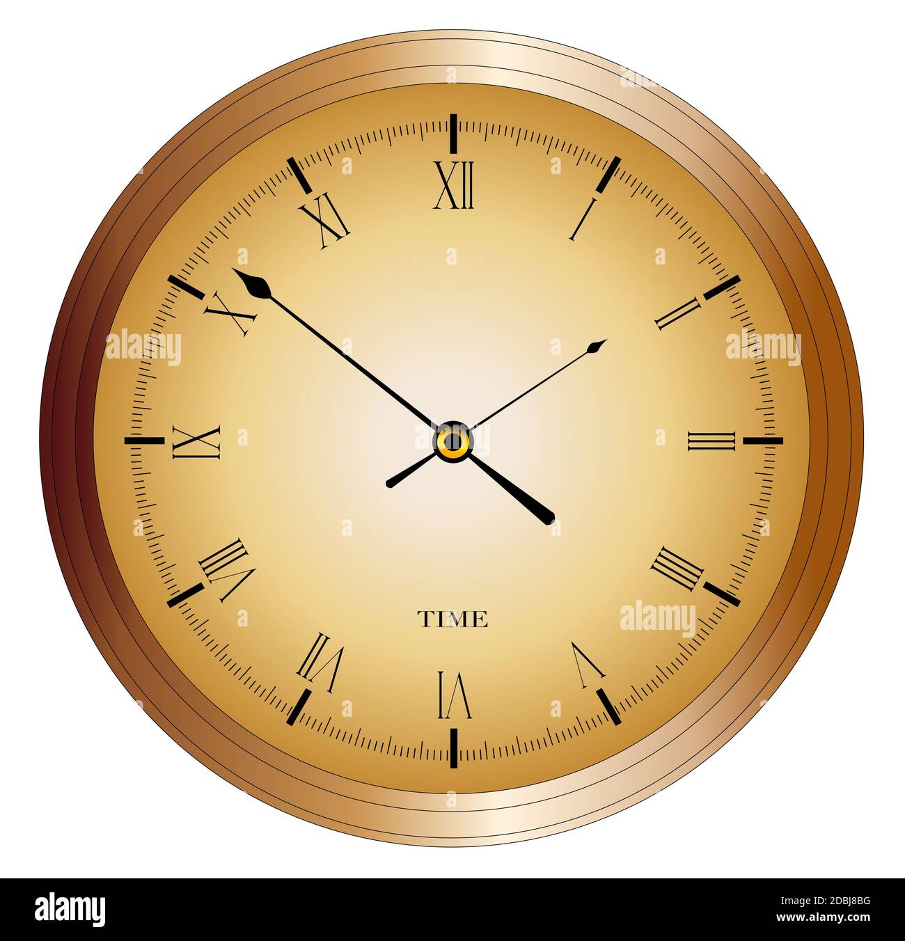 Old english office type clock hi-res stock photography and images - Alamy
