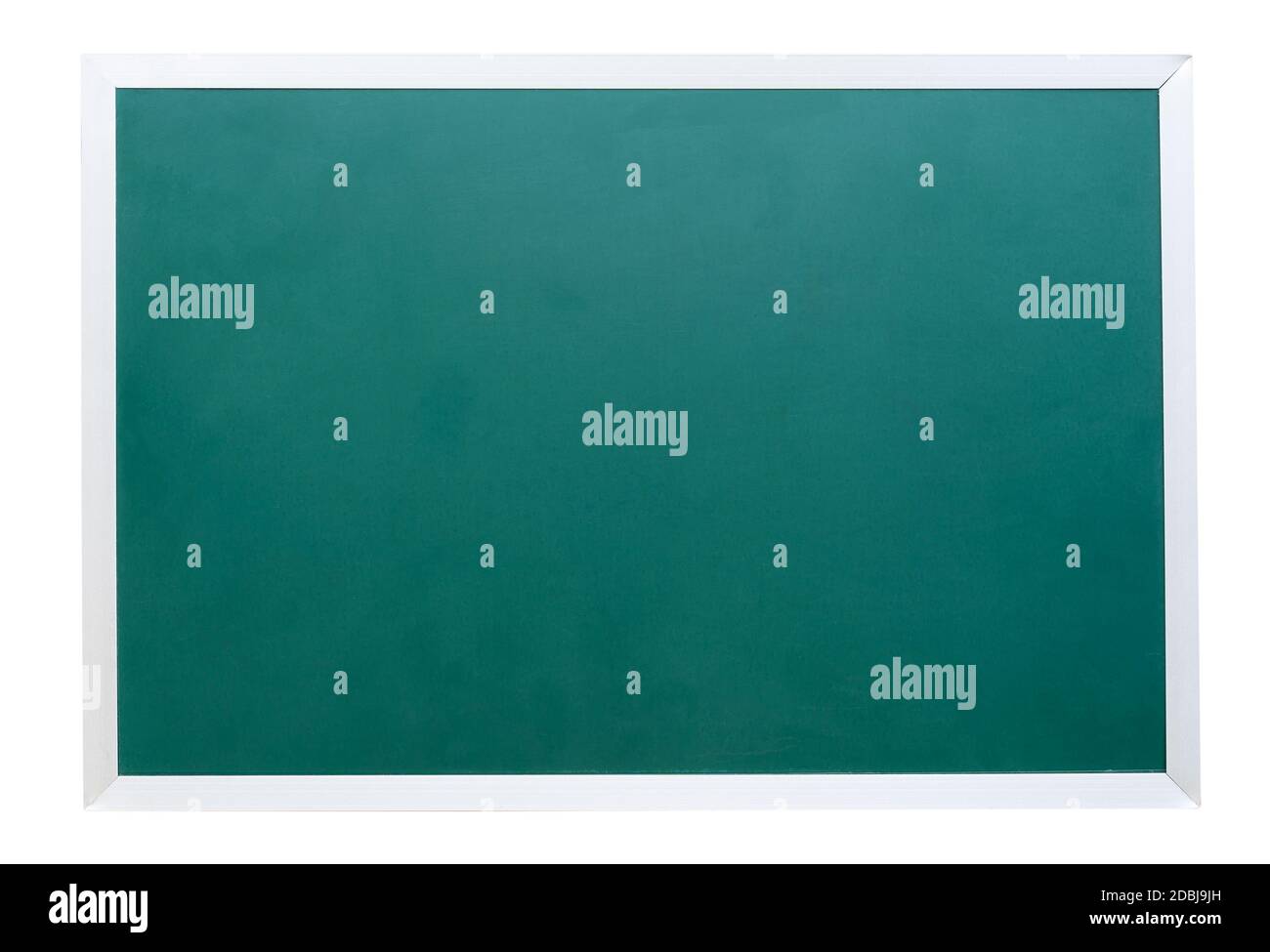 Empty green chalkboard isolated on white background Stock Photo - Alamy