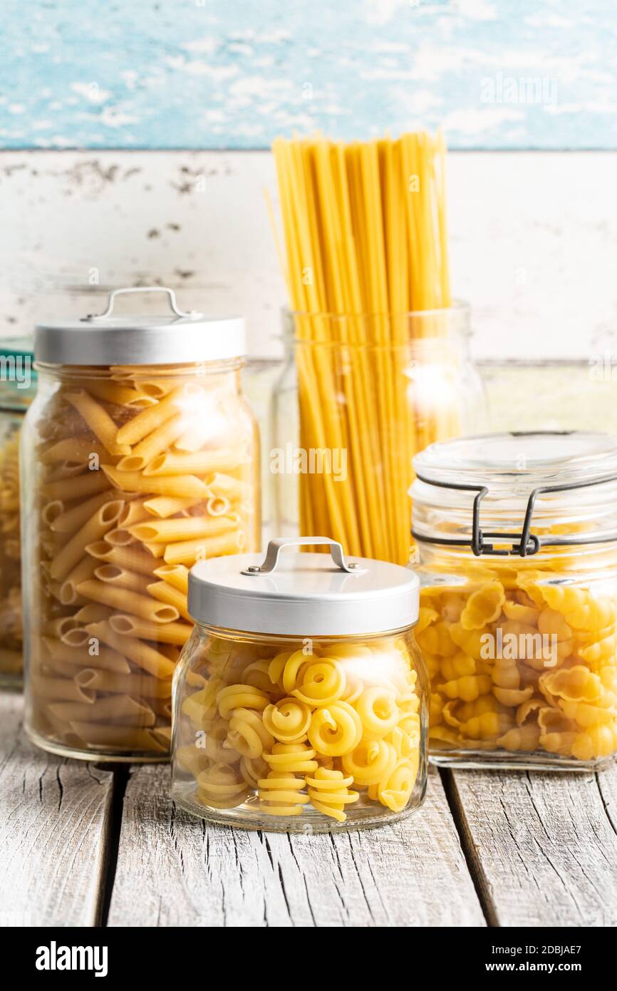 Pasta in jars hi-res stock photography and images - Alamy