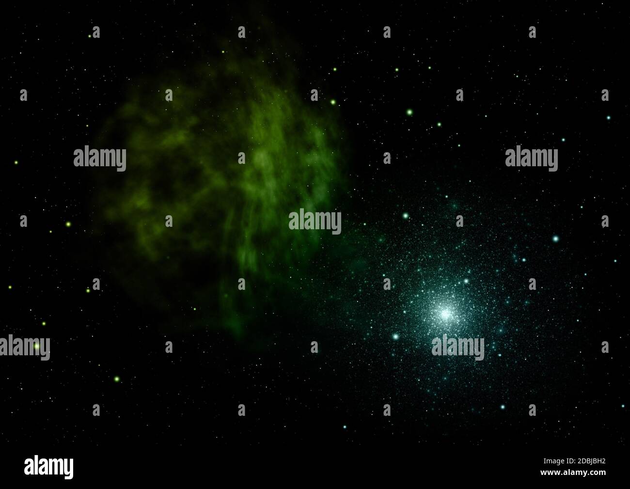 Star field in space a nebulae and a gas congestion. "Elements of this ...