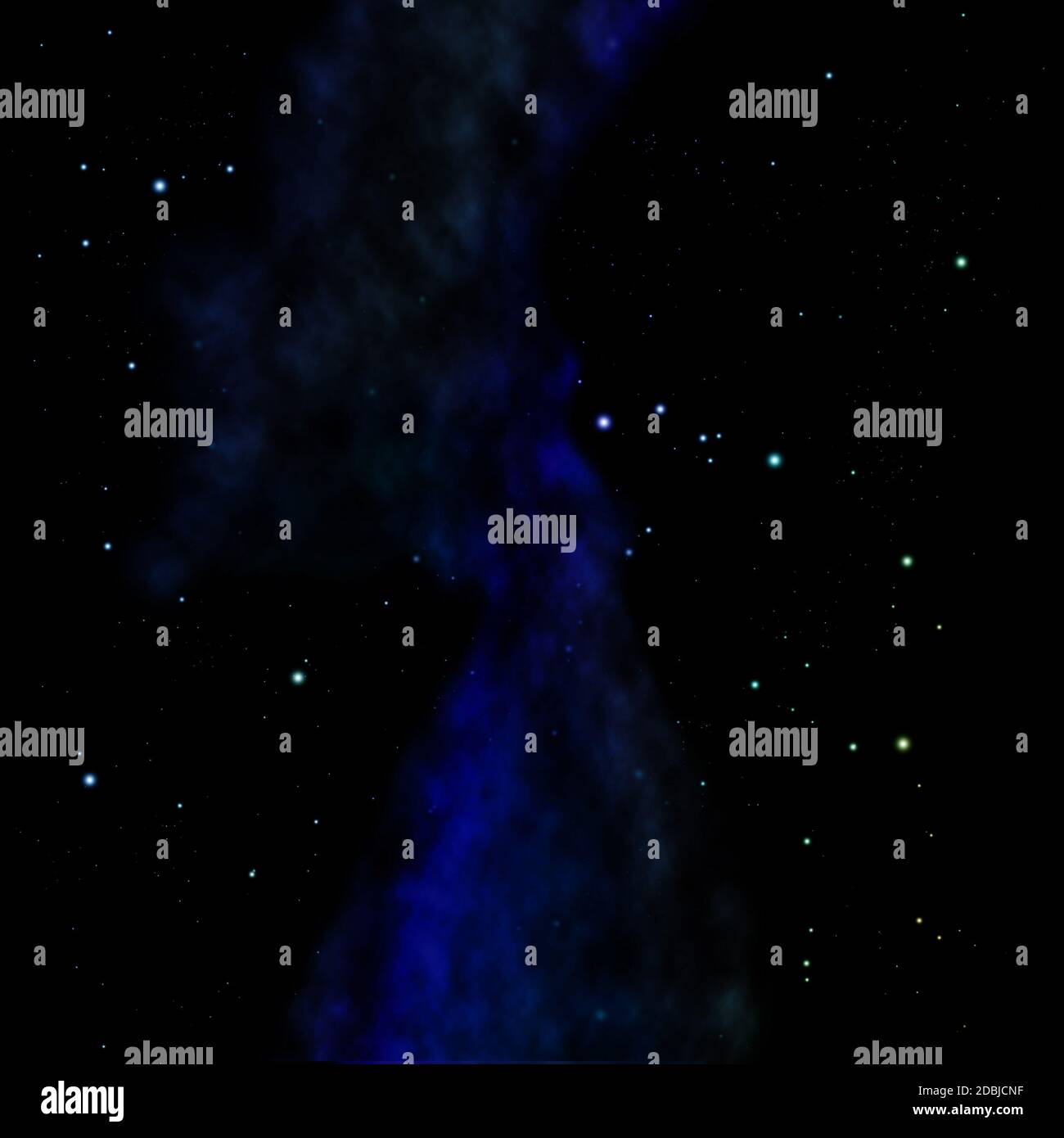 Star field and distant cold space nebula. "Elements of this image ...