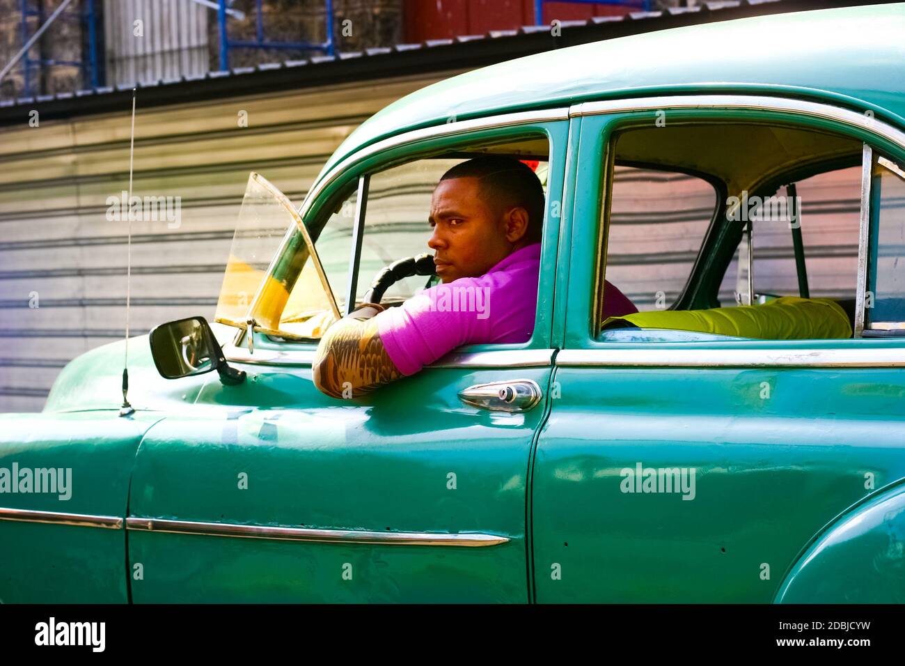 Havana taxi driver hi-res stock photography and images - Alamy