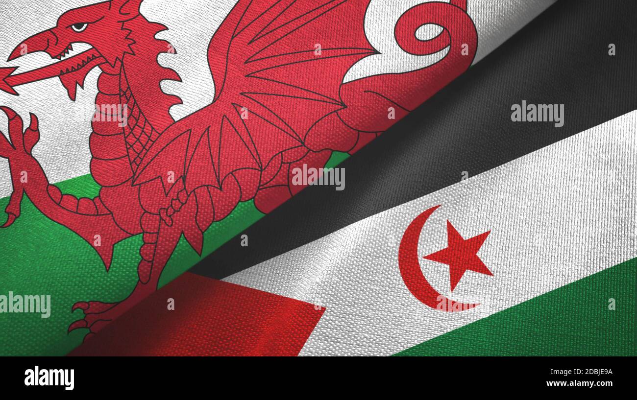 Wales western sahara flag hi-res stock photography and images - Alamy