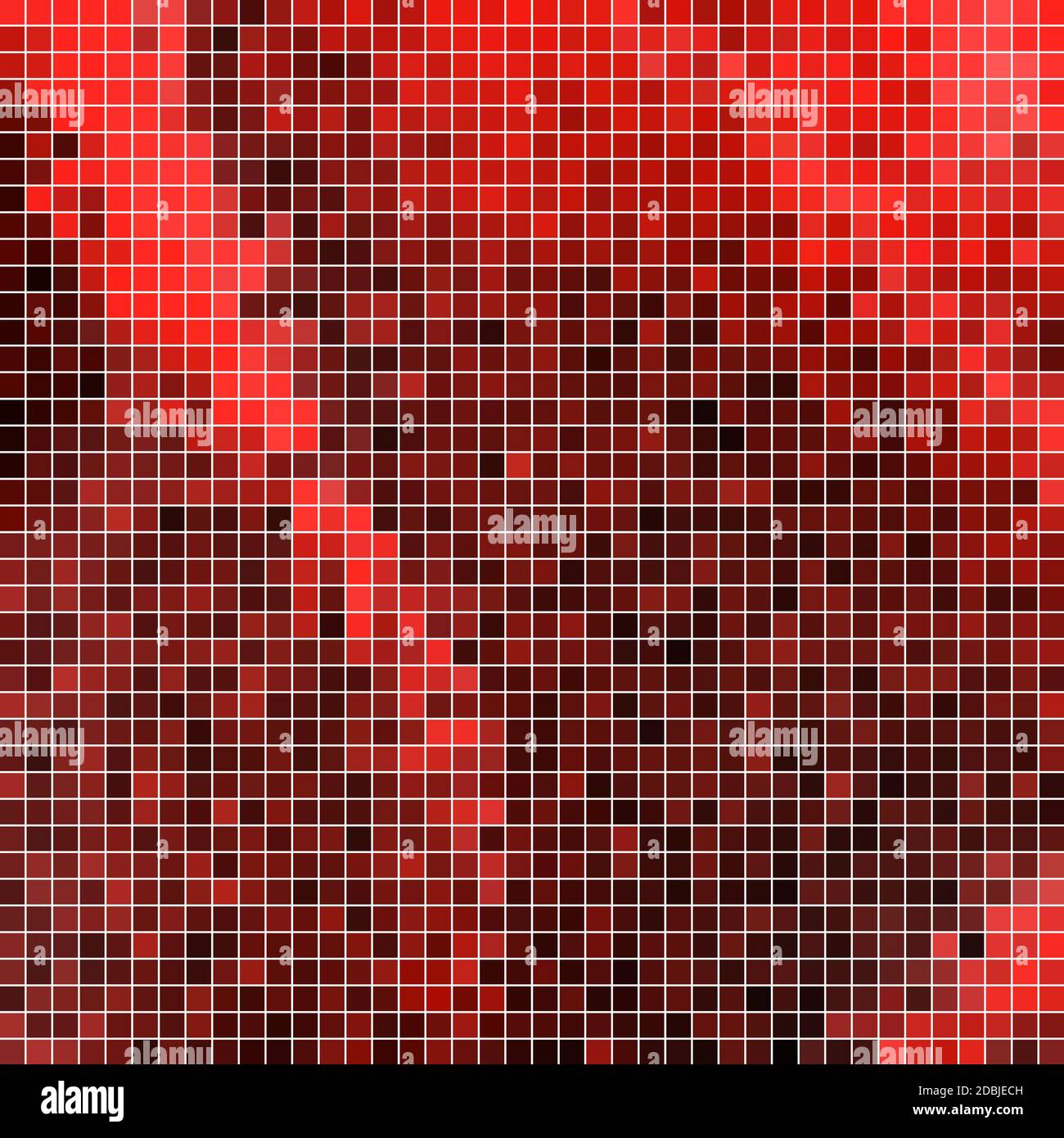 abstract square pixel mosaic background - red Stock Photo - Alamy