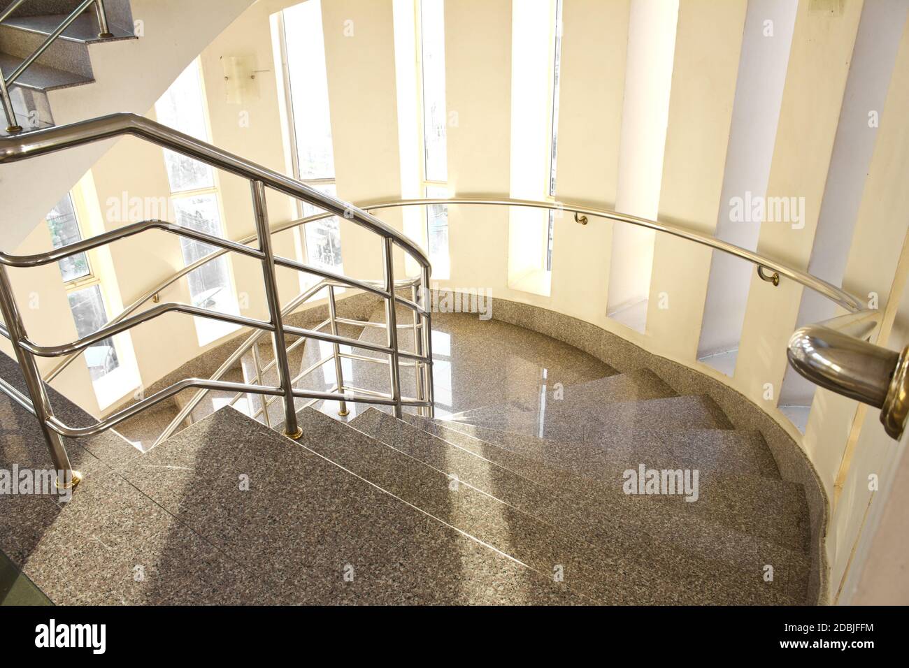 modern staircase in building hotel Stock Photo - Alamy