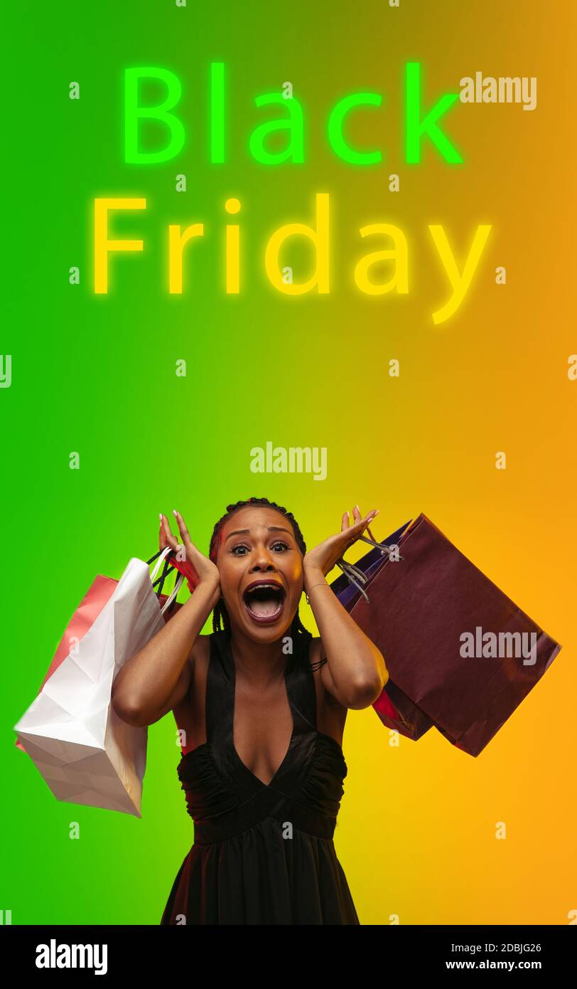 Gradient black friday vertical hi-res stock photography and images - Alamy