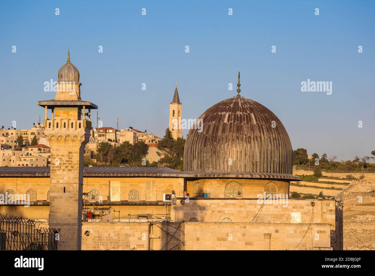 Israel, Jerusalem, Temple Mount, View of Al-Aqsa Mosque Stock Photo - Alamy