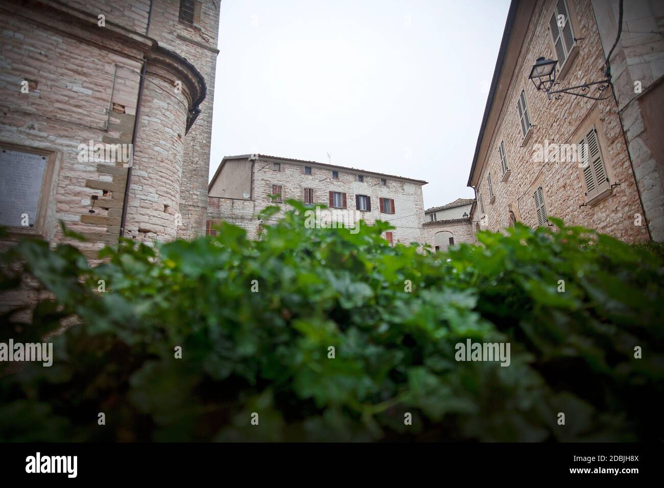 The Small Village of Palazzo, in Arcevia, Ancona, in the Marche Region ...
