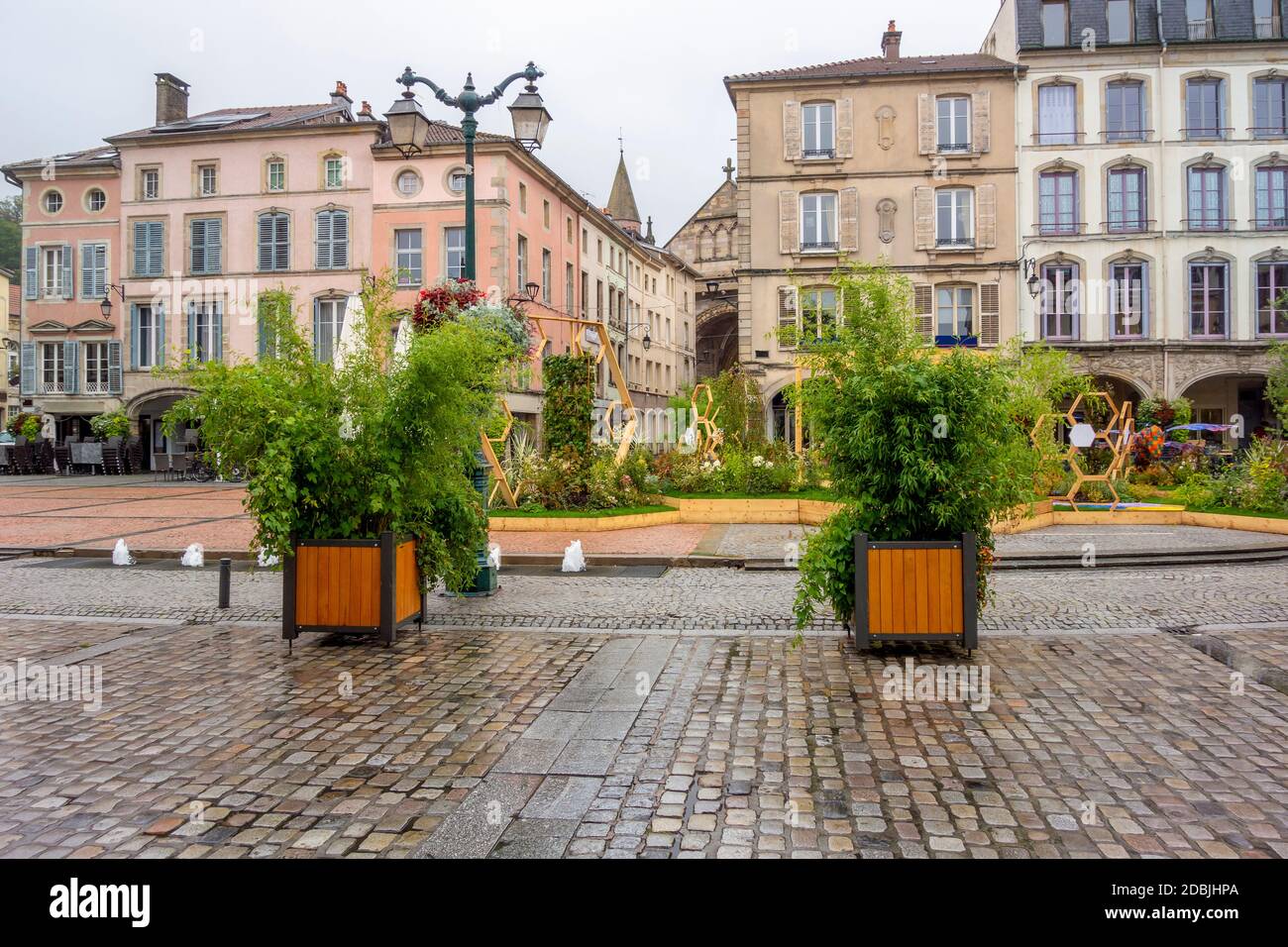 city view of Epinal, the capital city of the Vosges departmend in ...