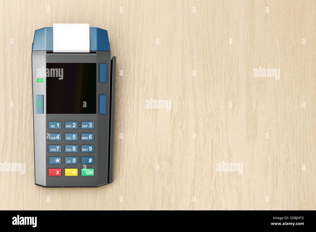 Payment terminal top view hi-res stock photography and images - Alamy