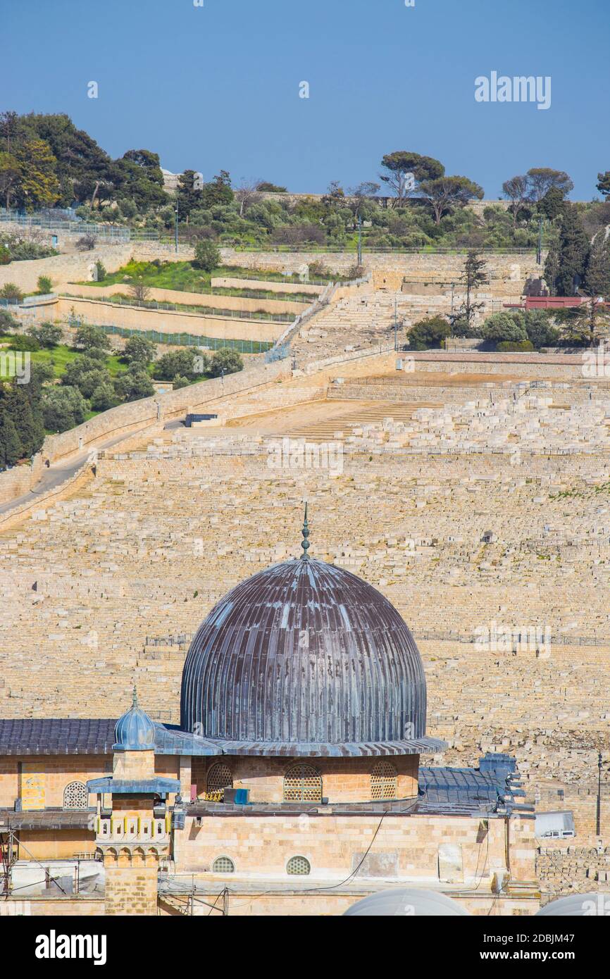 Israel, Jerusalem, Temple Mount, View of Al-Aqsa Mosque Stock Photo - Alamy