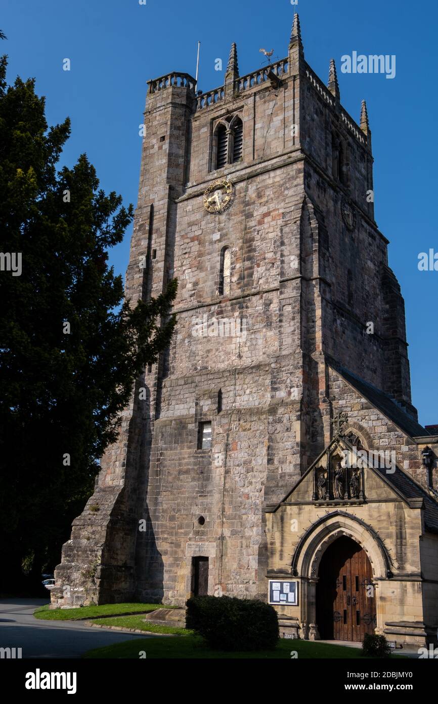 St Oswald King and Martyr Church in Oswestry Shropshire September 2020 ...