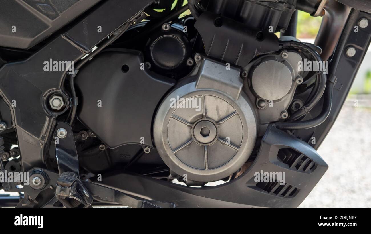a motorcycle engine,detail of motorcycle engine Stock Photo - Alamy